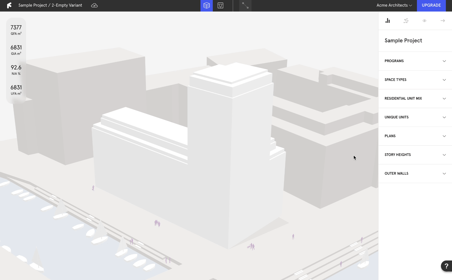 2 set wall widths navigate to the outer walls menu